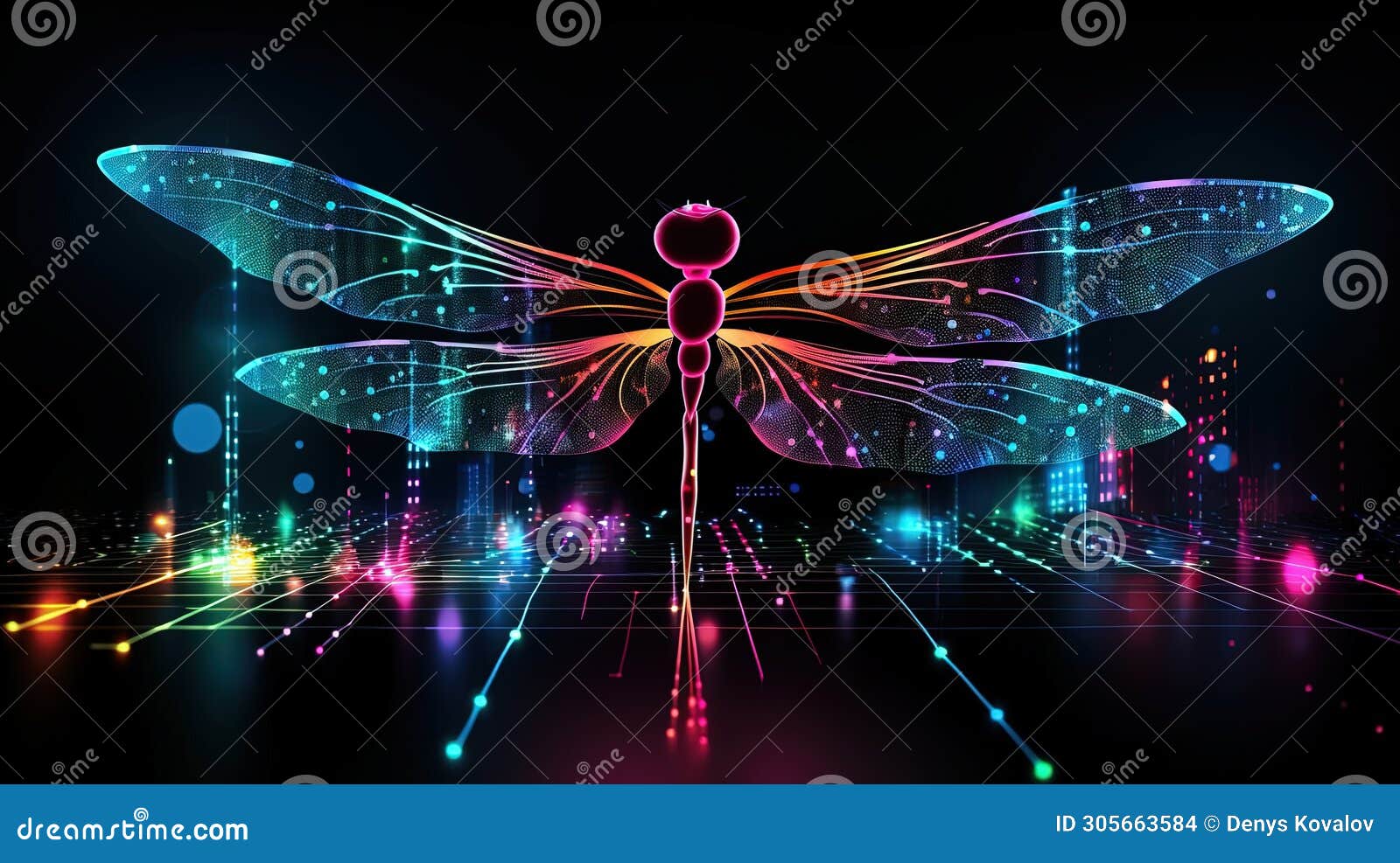 Data Flow Concept with the Flight of a Digital Dragonfly. Technological ...