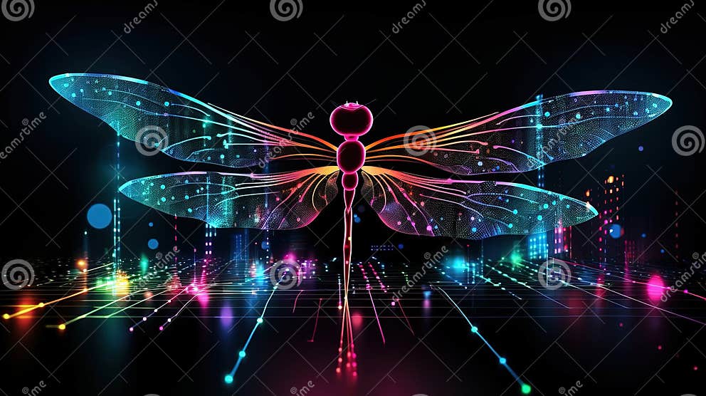Data Flow Concept with the Flight of a Digital Dragonfly. Technological ...