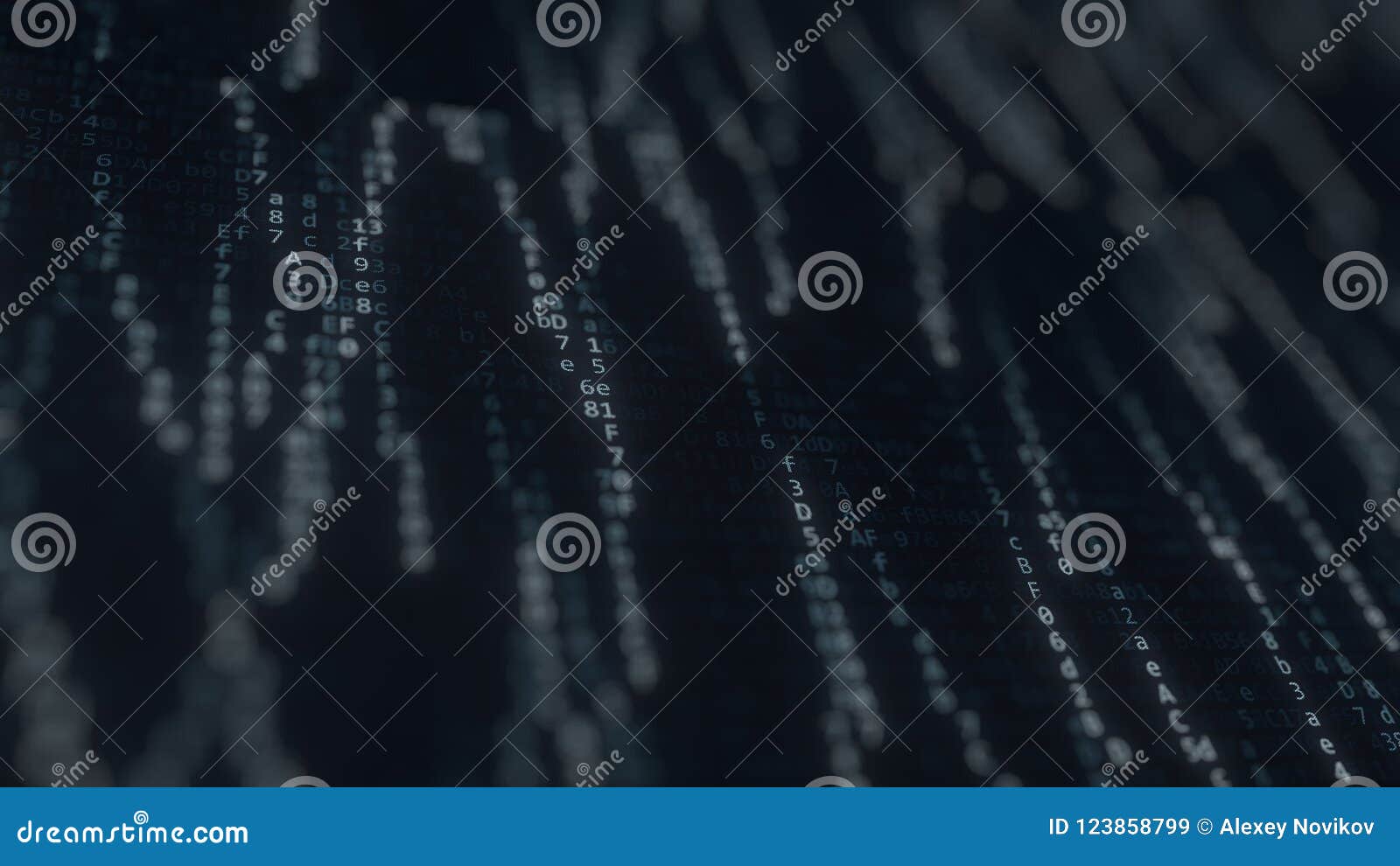 Data Flow. Conceptual Loopable Animation Stock Video - Video of ...