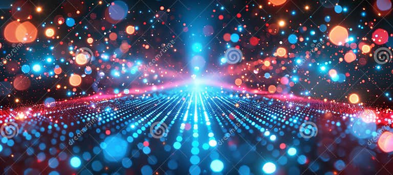 Data Flow Streamlined Network Linking Waves of Data Particles in ...