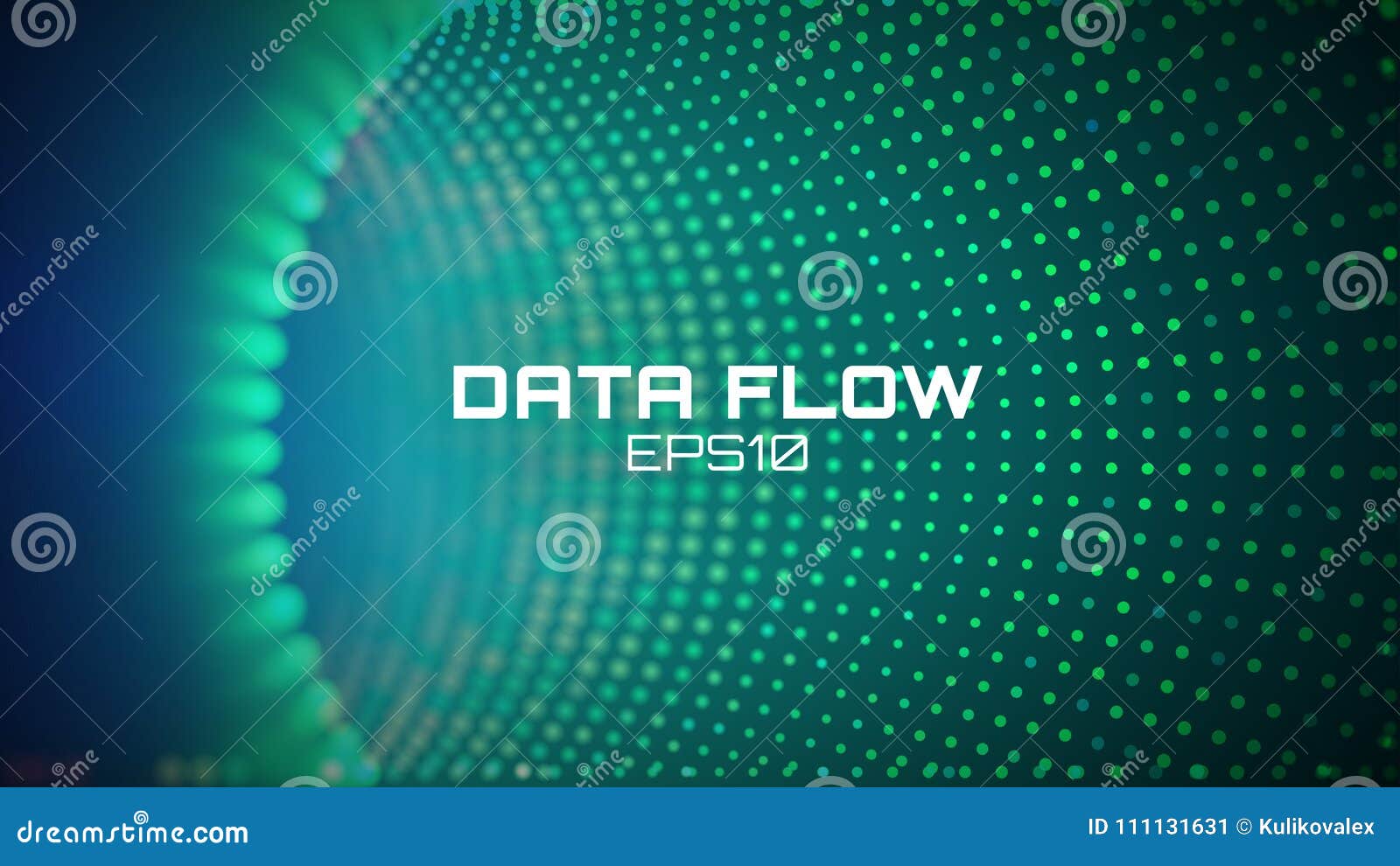 Data Flow Tunnel. Geometric Round Background. Coding Development ...