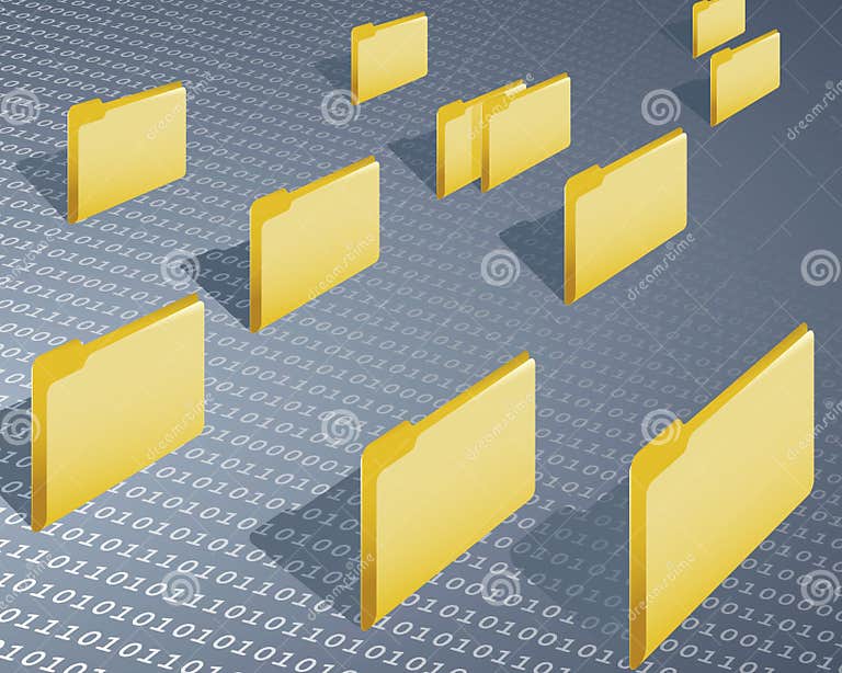 Data folder stock vector. Illustration of copy, business - 9066231