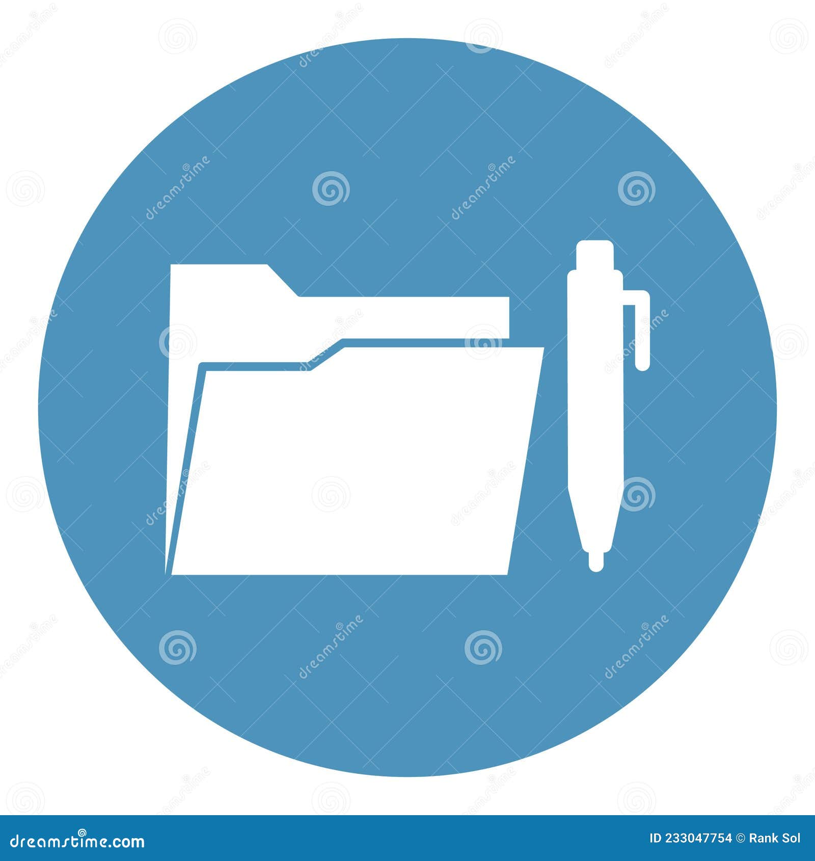 Data Folder Isolated Vector Icon Which Can Easily Modify or Edit Stock ...