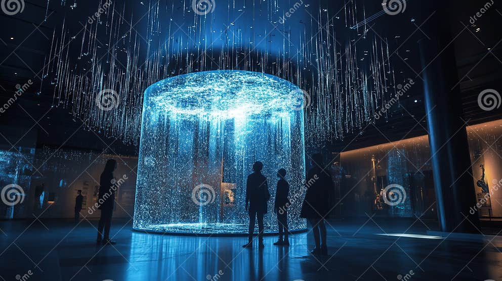 Data Gate Worlds First Ai Astronomical Research Stock Image - Image of ...