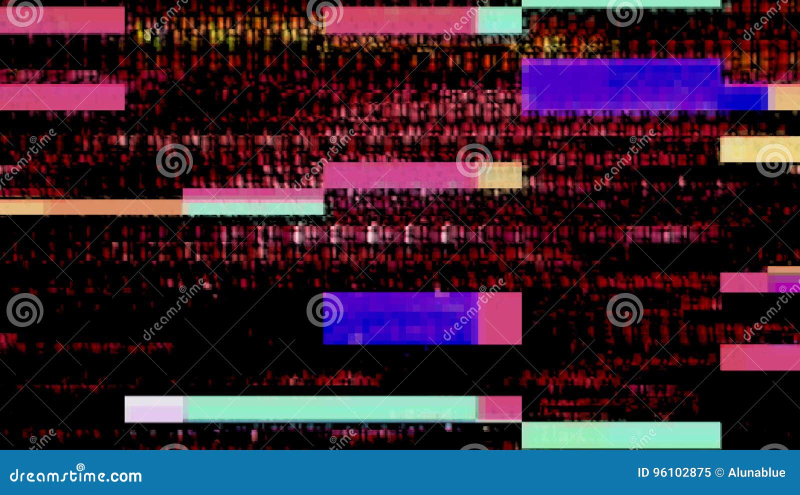 Data Glitch Streaming Data Malfunction 11030 Stock Illustration ...