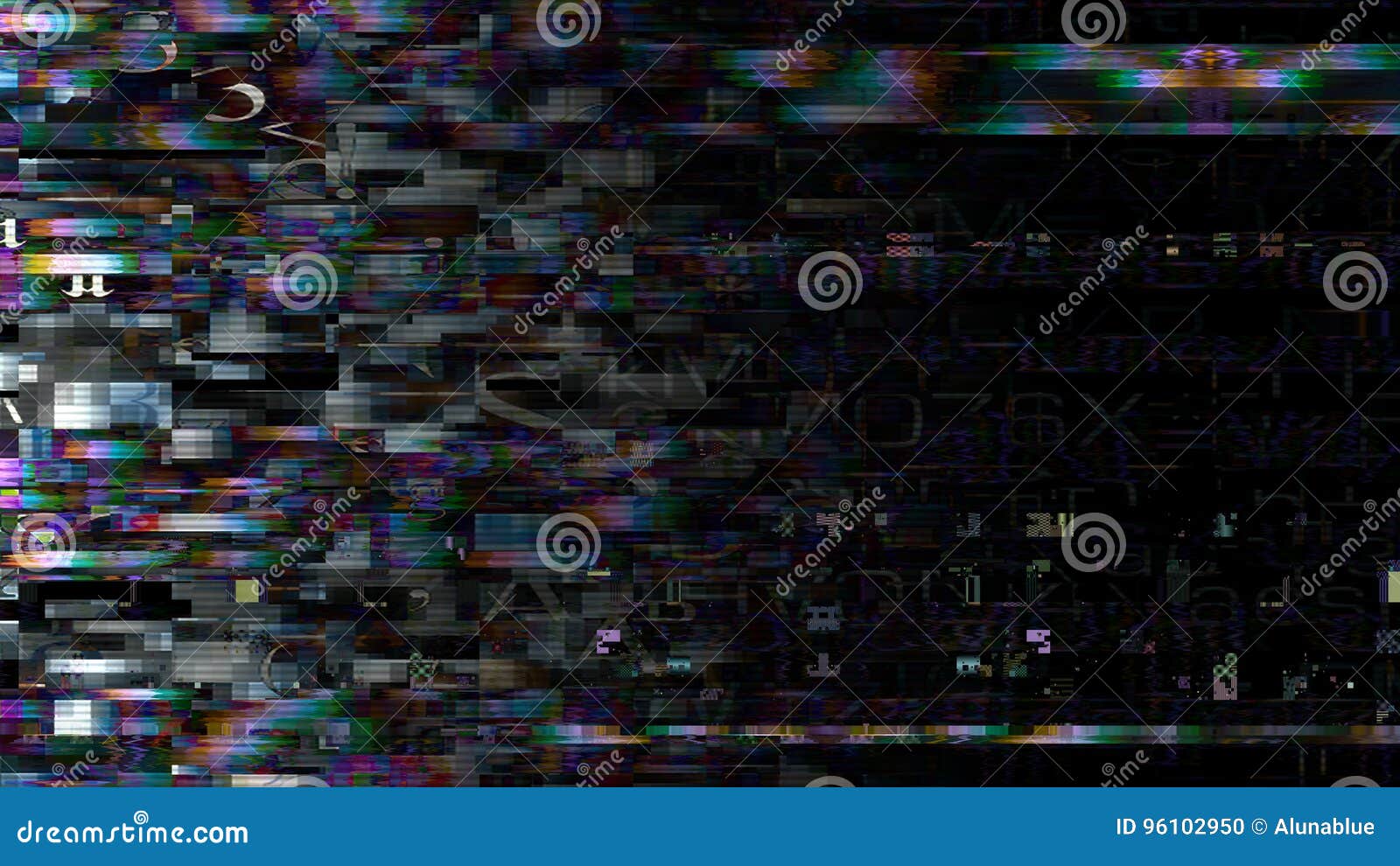 Data Glitch Streaming Data Malfunction 11037 Stock Illustration ...