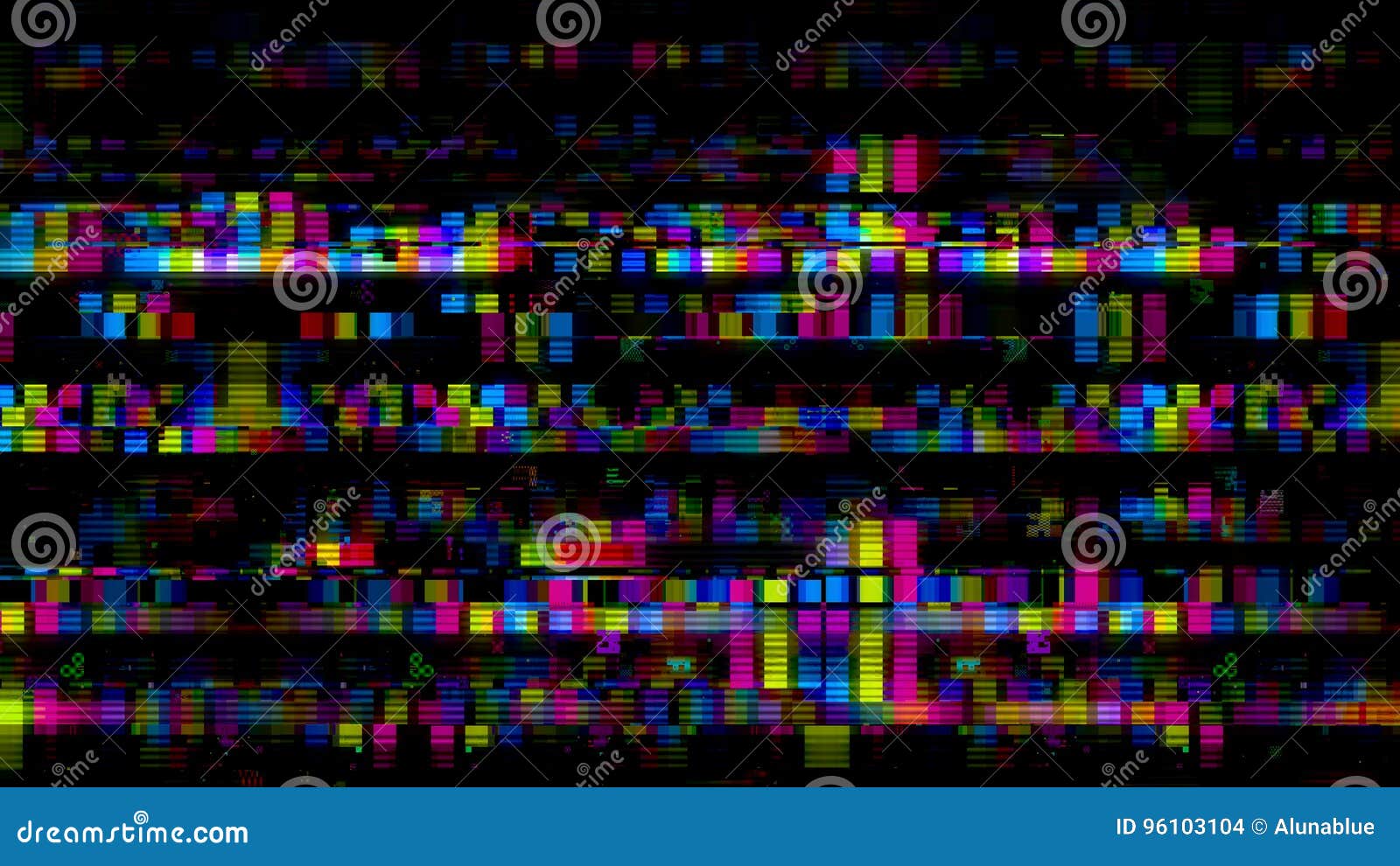 Data Glitch Streaming Data Malfunction 11040 Stock Illustration ...