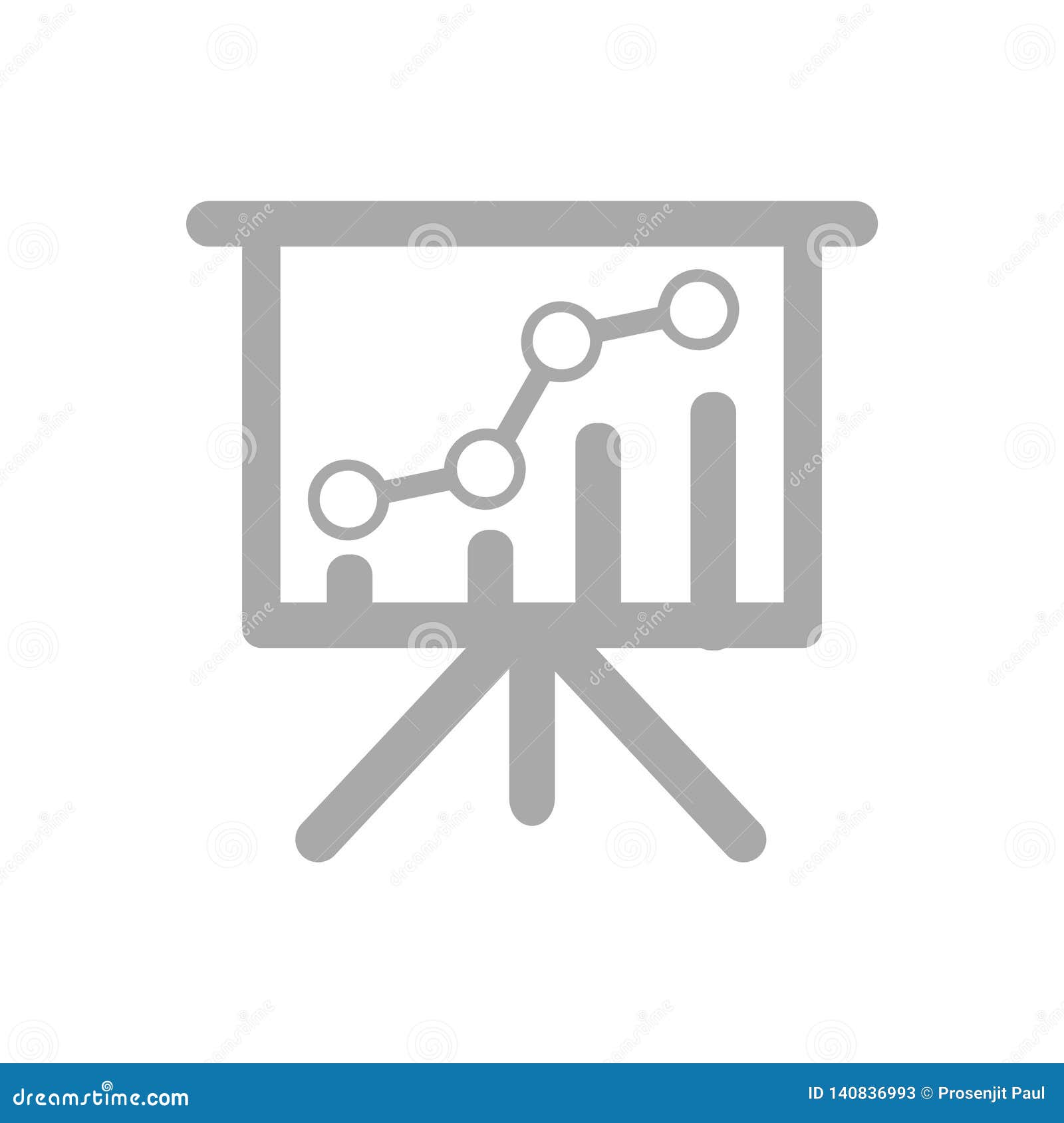 Data , Graph , Chart , Growth Rate, Business Analysis Grey Icon Stock ...