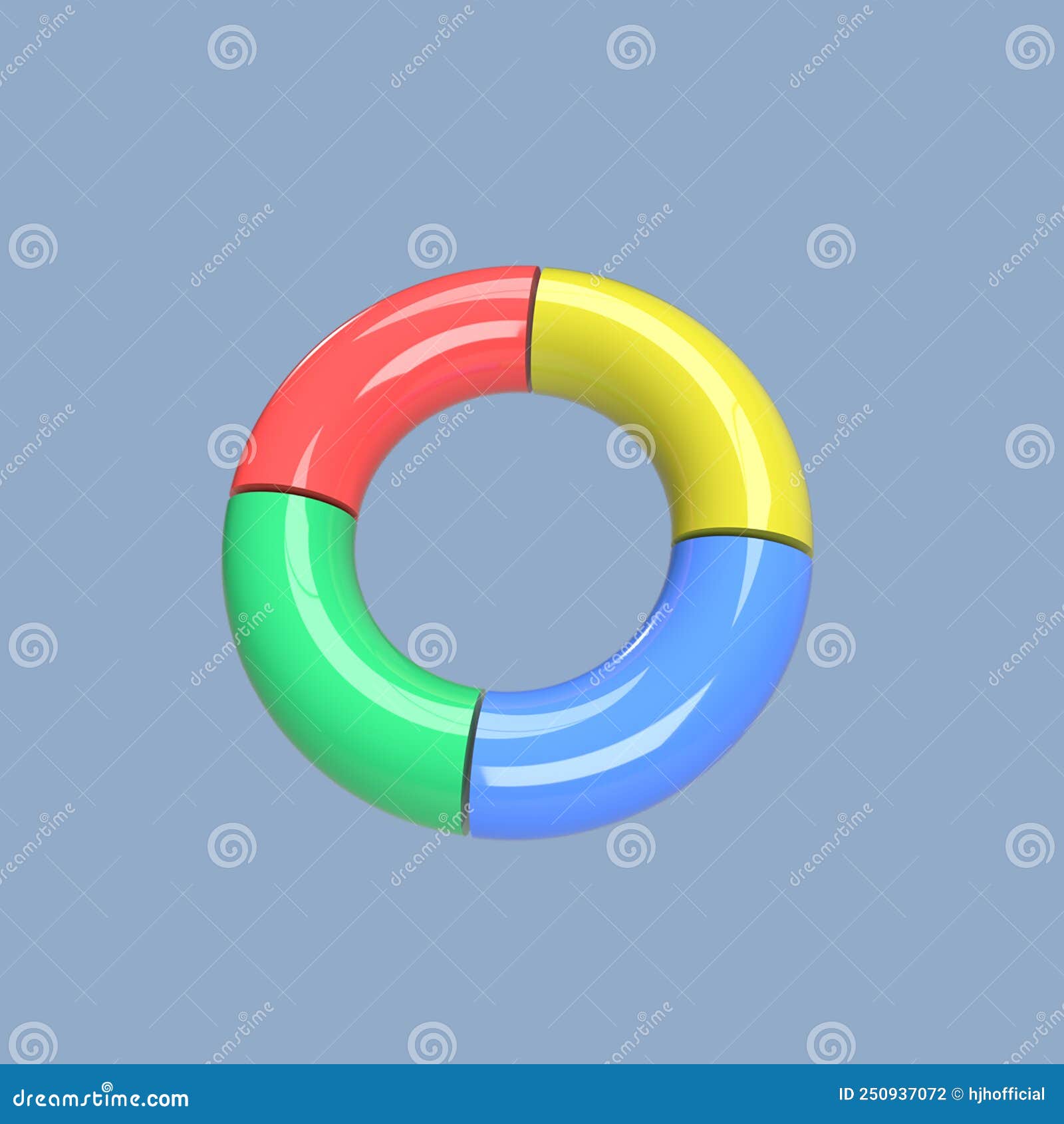 Data Graph 3d Model Cartoon Style. Render Illustration Stock ...