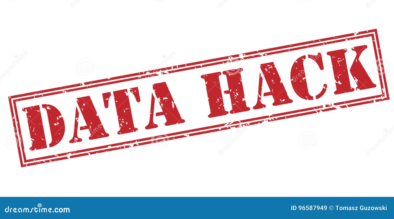 Data hack red stamp stock illustration. Illustration of watermark ...