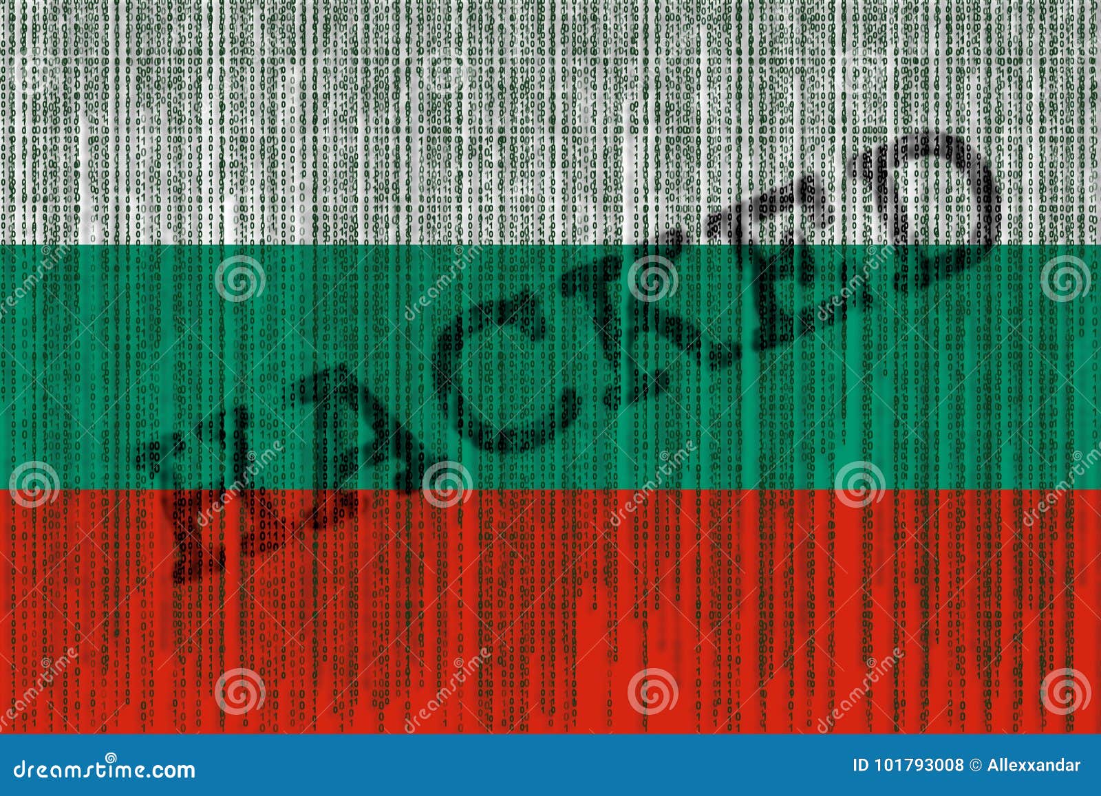 Data Hacked Bulgaria Flag. Bulgarian Flag with Binary Code Stock ... Data Hacked Bulgaria Flag. Bulgarian Flag with Binary Code Stock ...