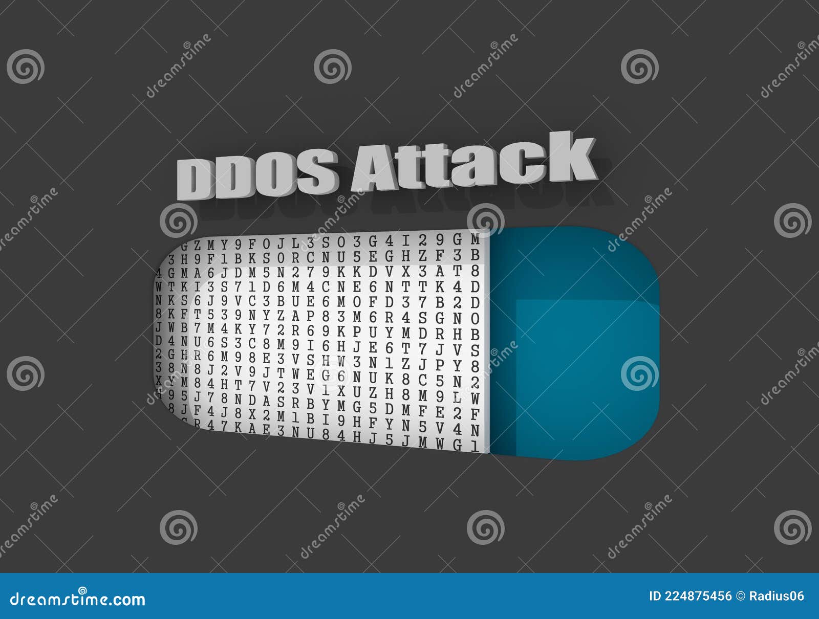 Data Hacking Process. Concept of Internet Technology Stock Illustration ...