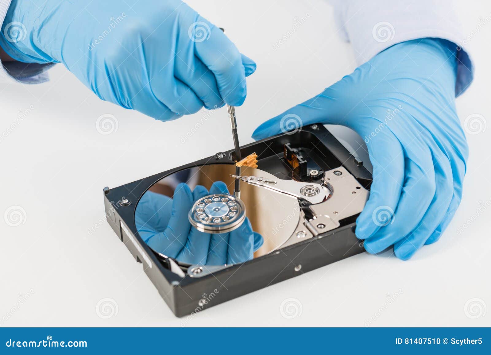Data Hard Drive Backup Disc Hdd Disk Restoration Stock Photo - Image of ...