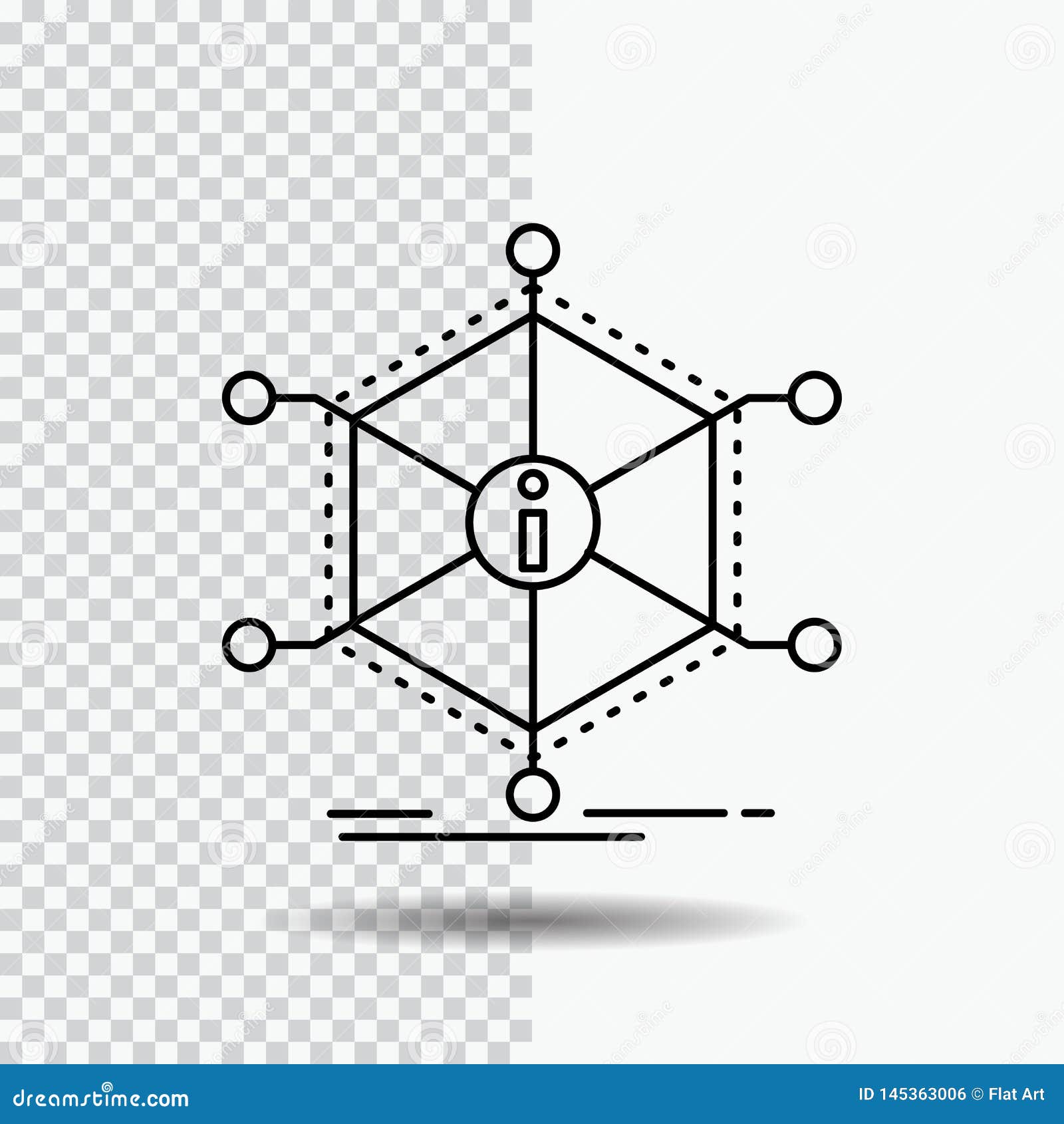 Data, Help, Info, Information, Resources Line Icon on Transparent ...