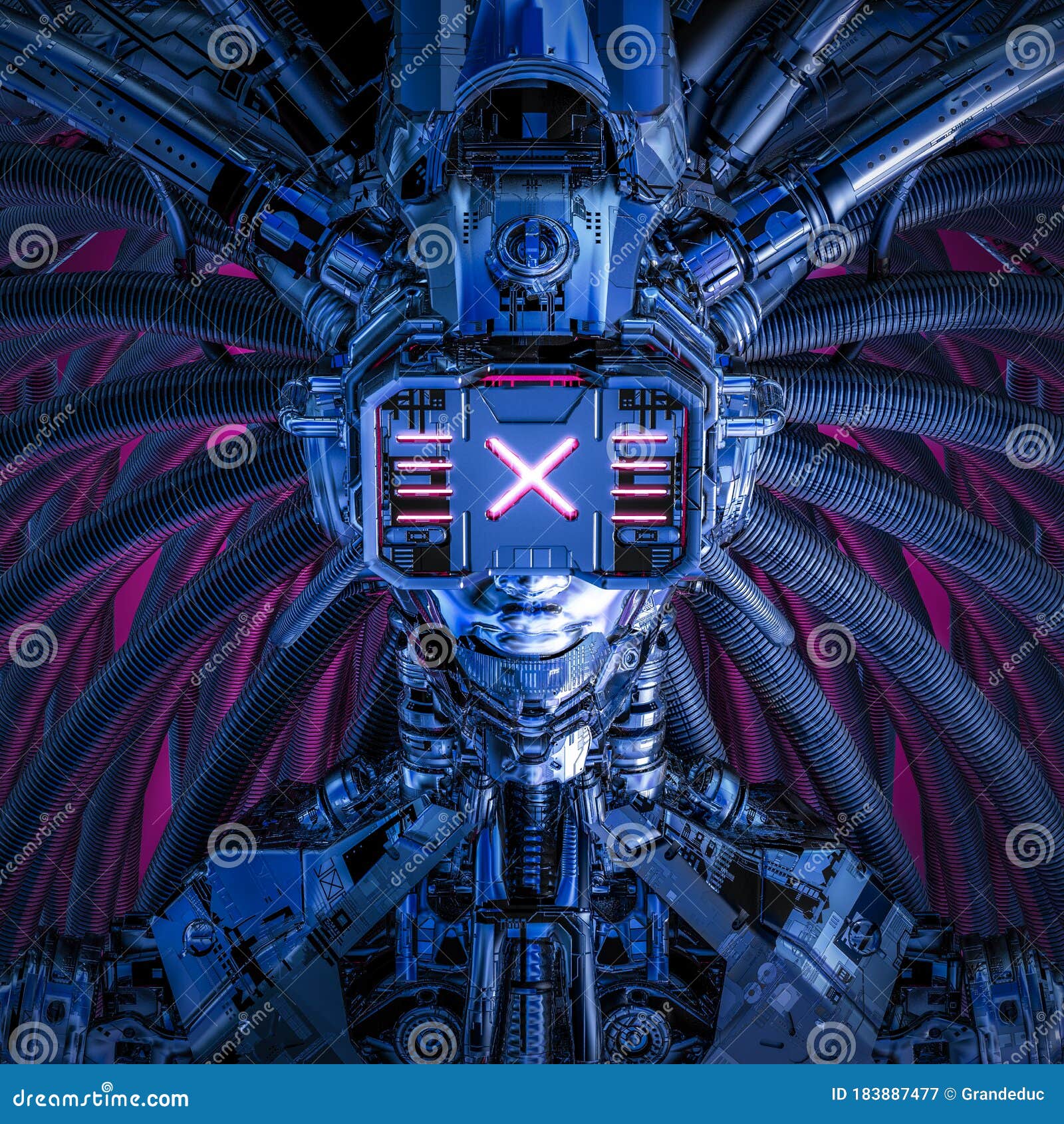 Data hive queen stock illustration. Illustration of metallic - 183887477