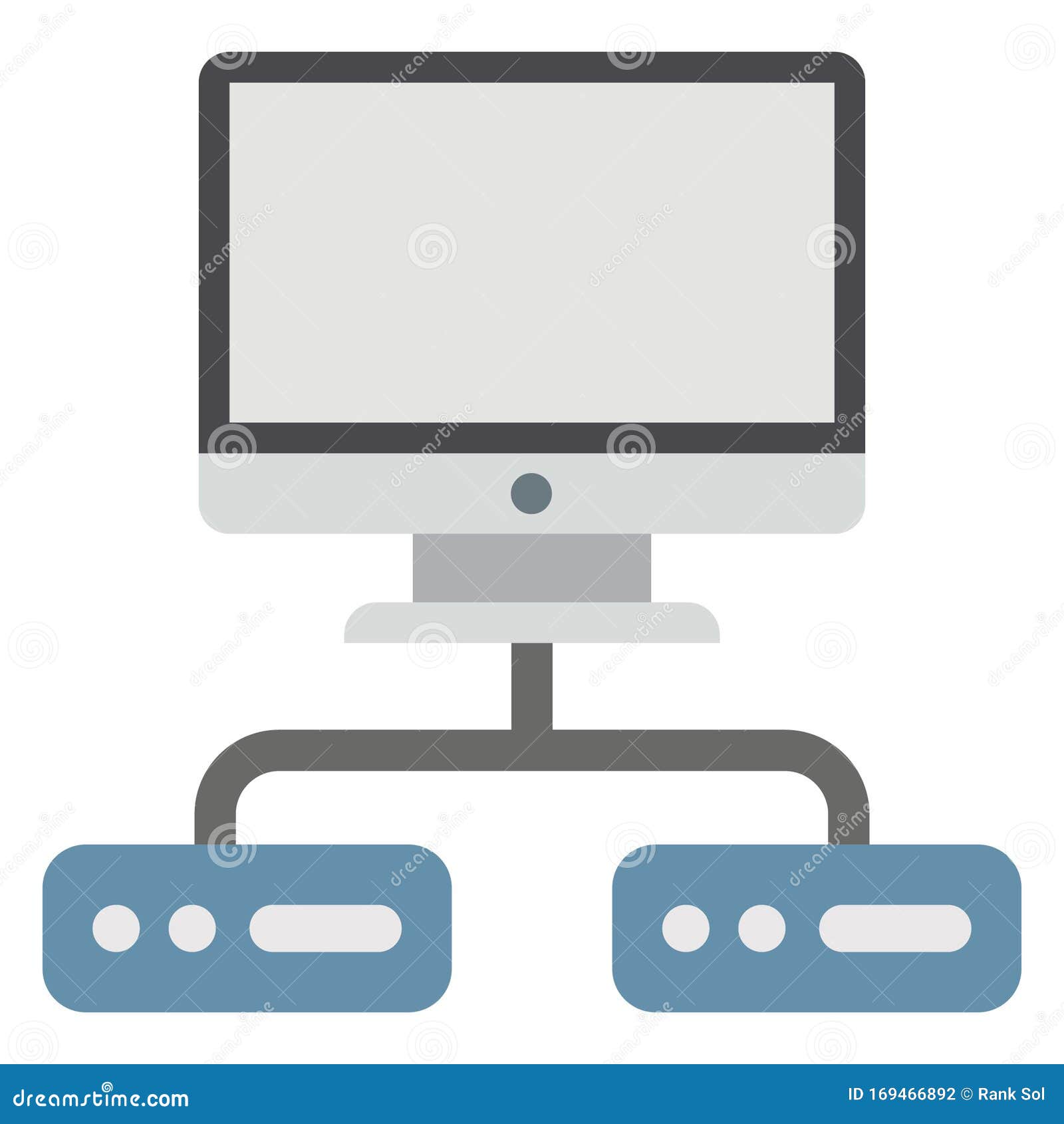 Data Hosting Domain Hosting Color Vector Icon Which Can Easily Modify