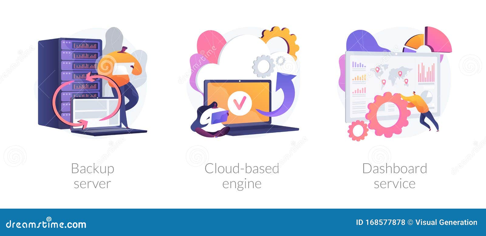Data Processing and Recovery Vector Concept Metaphors Stock Vector ...