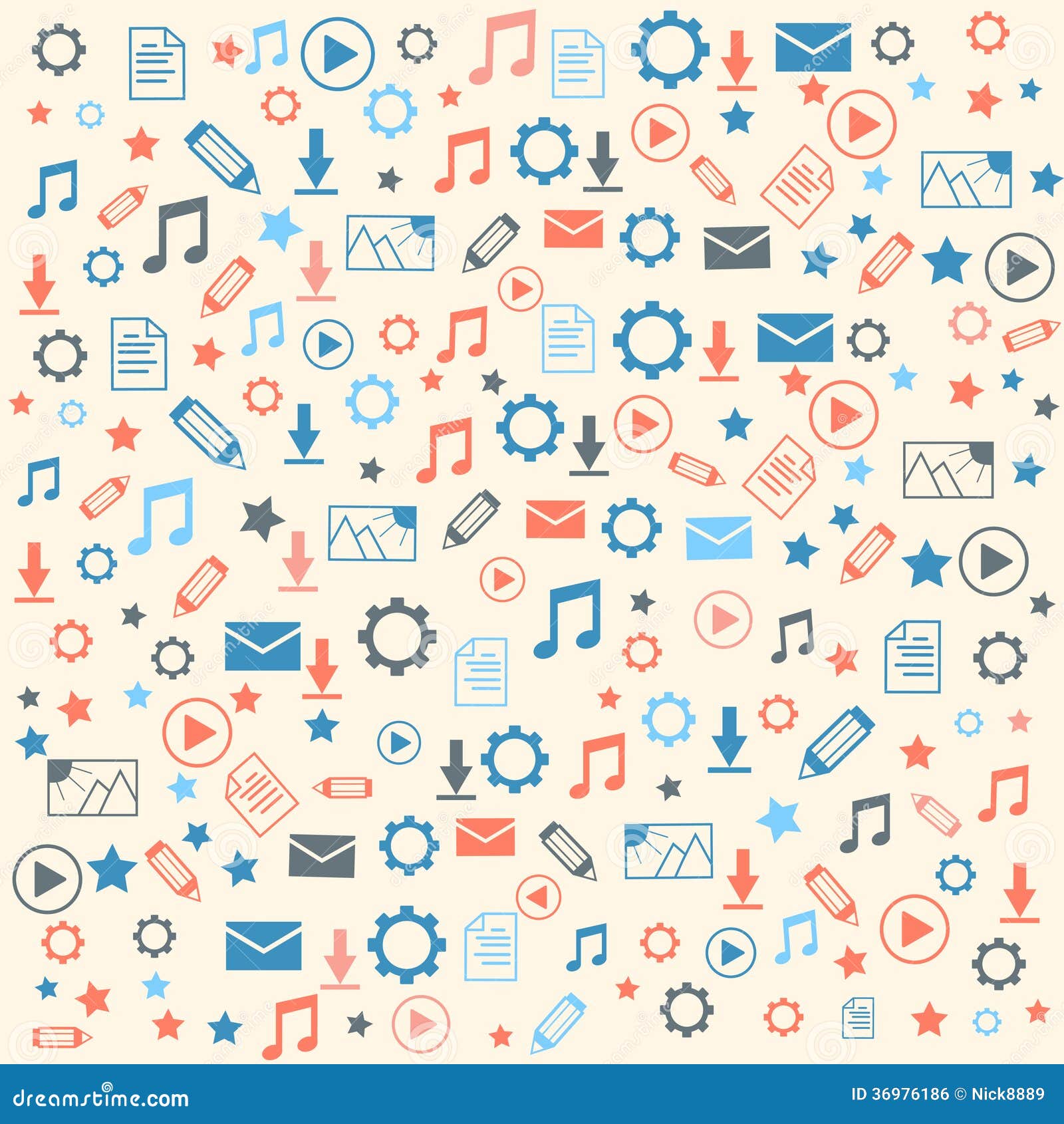 Data Icons on White Background Stock Vector - Illustration of ...