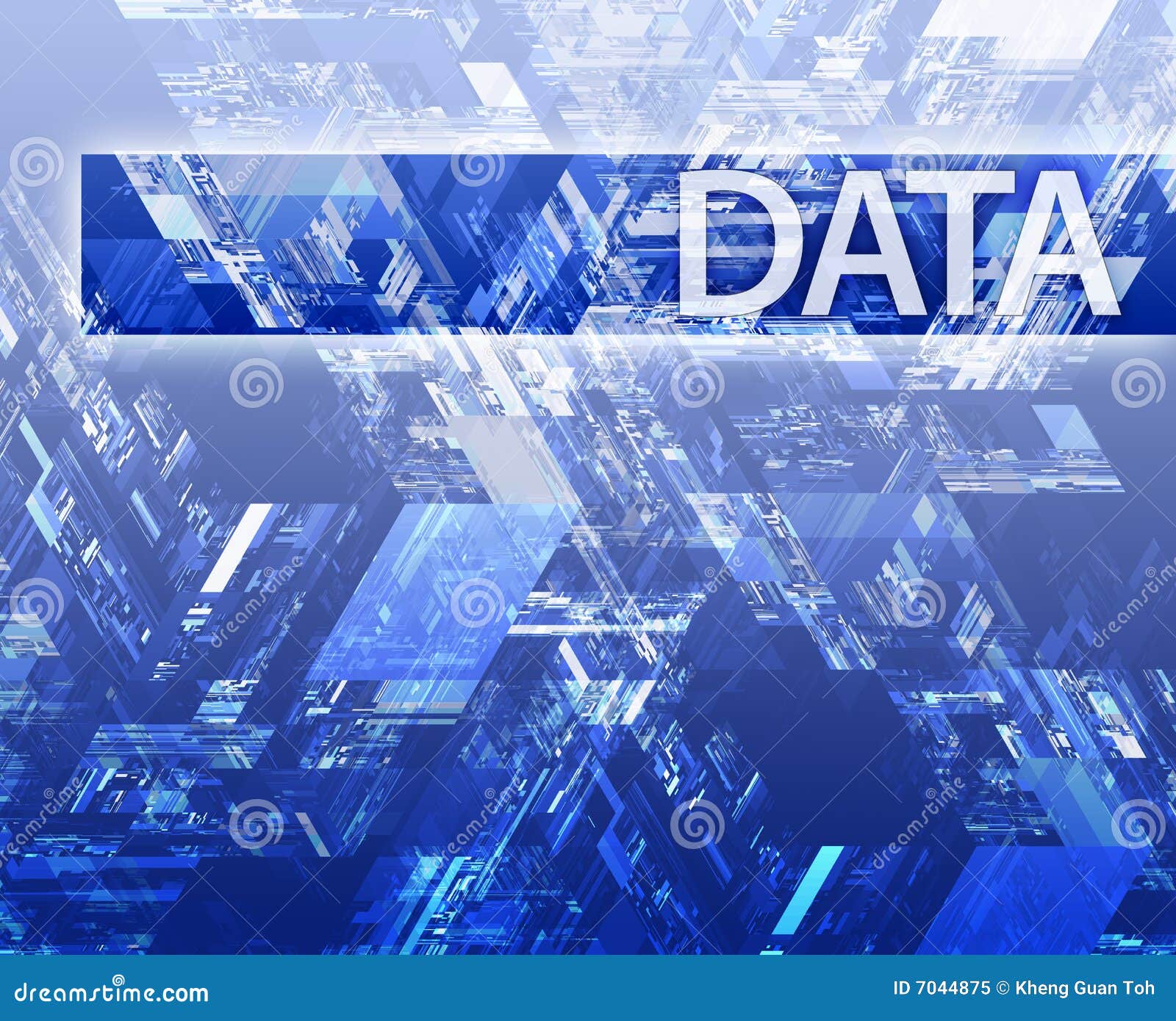 Data illustration stock illustration. Illustration of background - 7044875