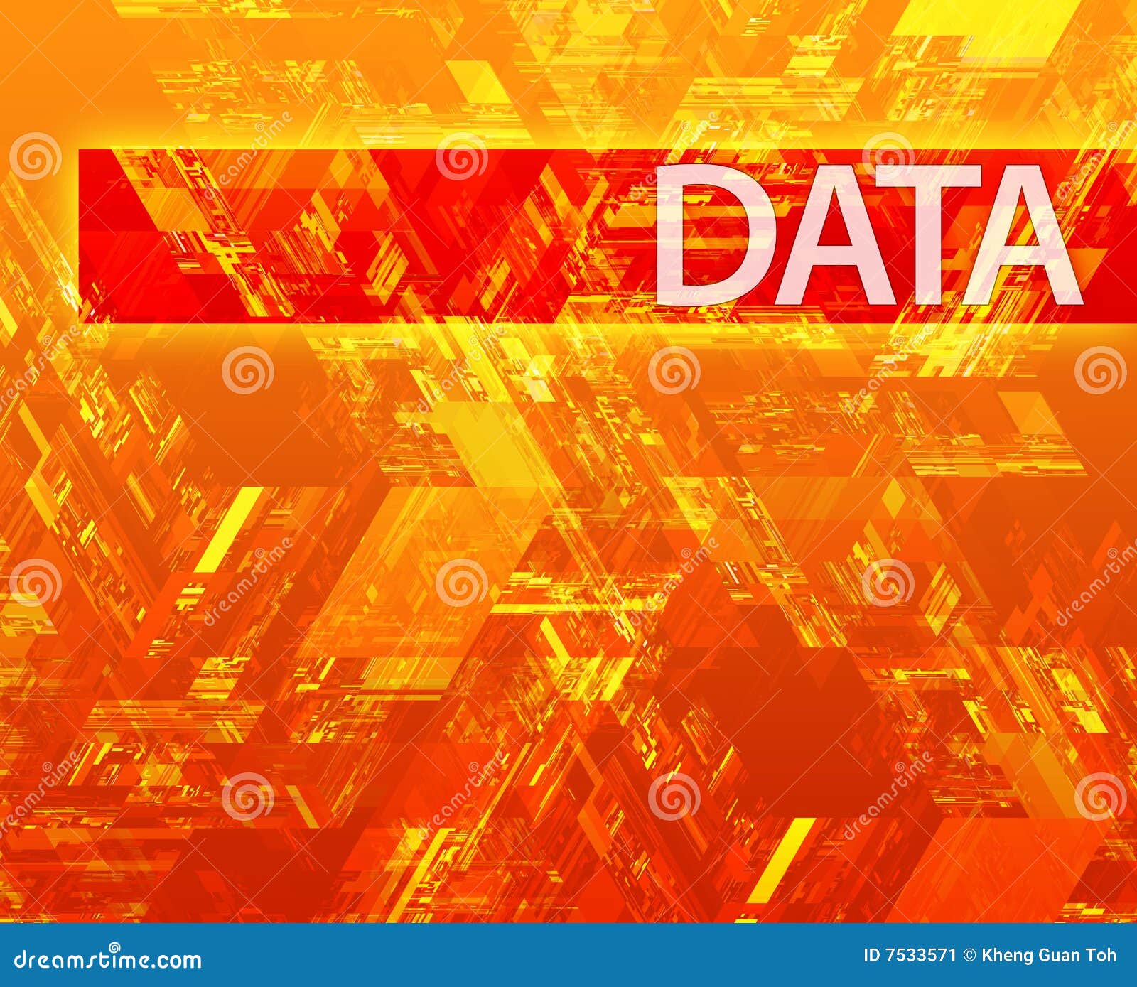 Data illustration stock illustration. Illustration of computers - 7533571