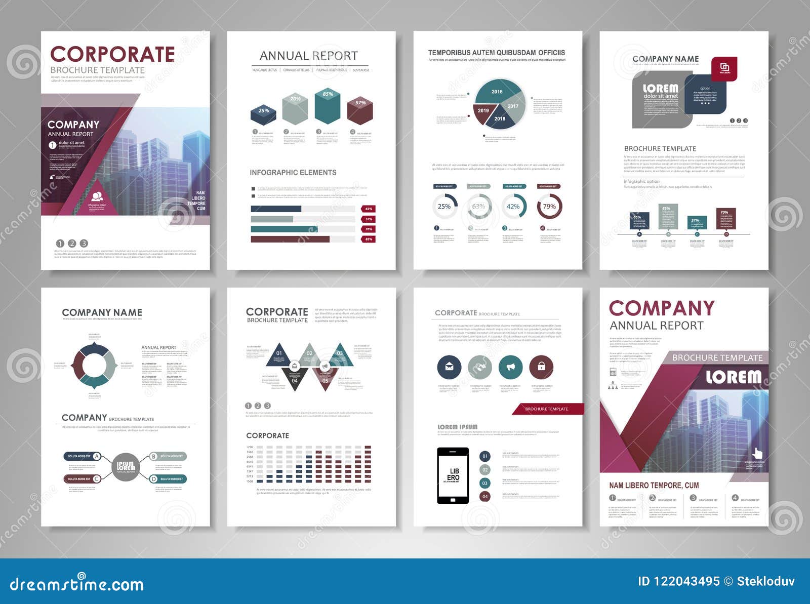 Data Infographic Set stock vector. Illustration of concept - 122043495
