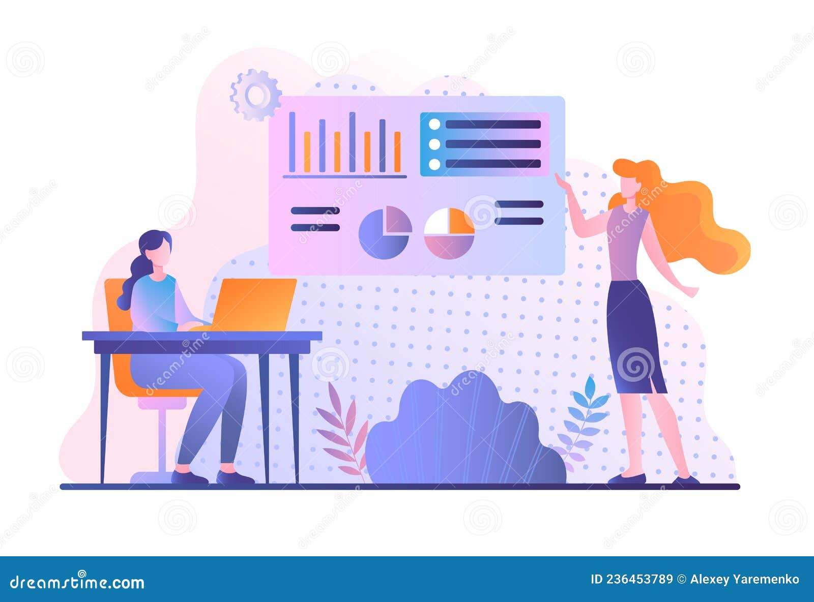 Data inform illustration stock vector. Illustration of information ...
