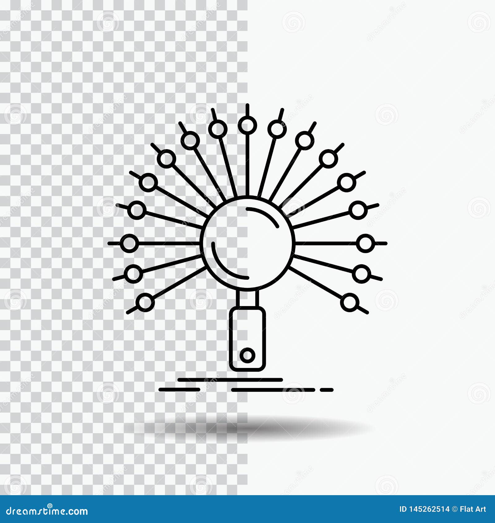Data, Information, Informational, Network, Retrieval Line Icon on ...