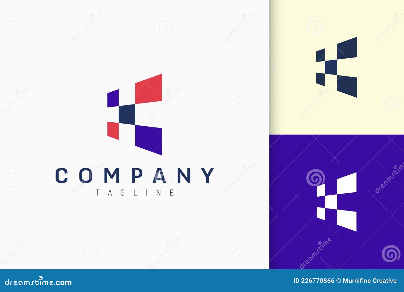 Data or Information Logo in Abstract Square Shape Represent Technology ...