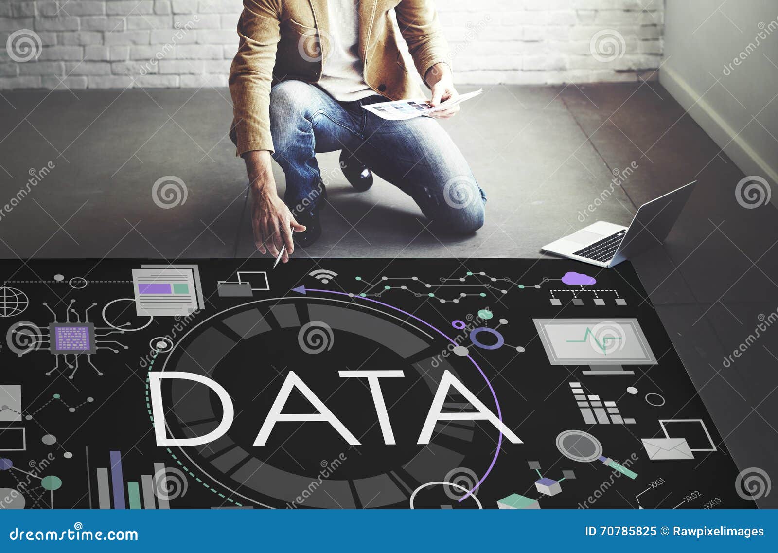 Data Information Statistics Technology Analysis Concept Stock Image ...