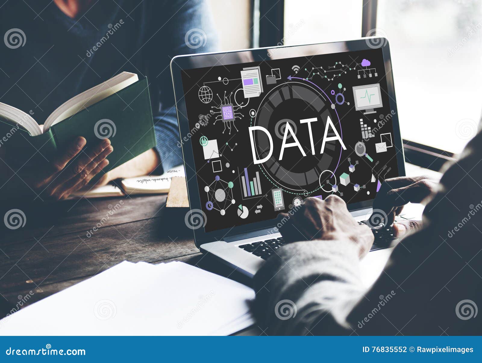 Data Information Statistics Technology Analysis Concept Stock Photo ...