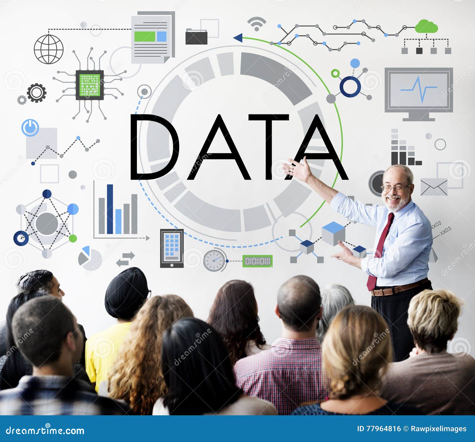 Data Information Statistics Technology Analysis Concept Stock Photo ...