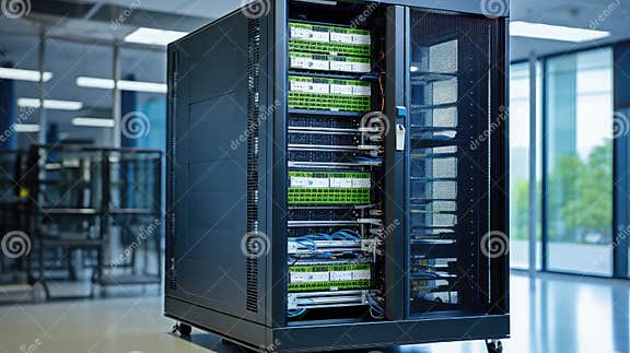 Data Information Technology Server Stock Illustration - Illustration of ...