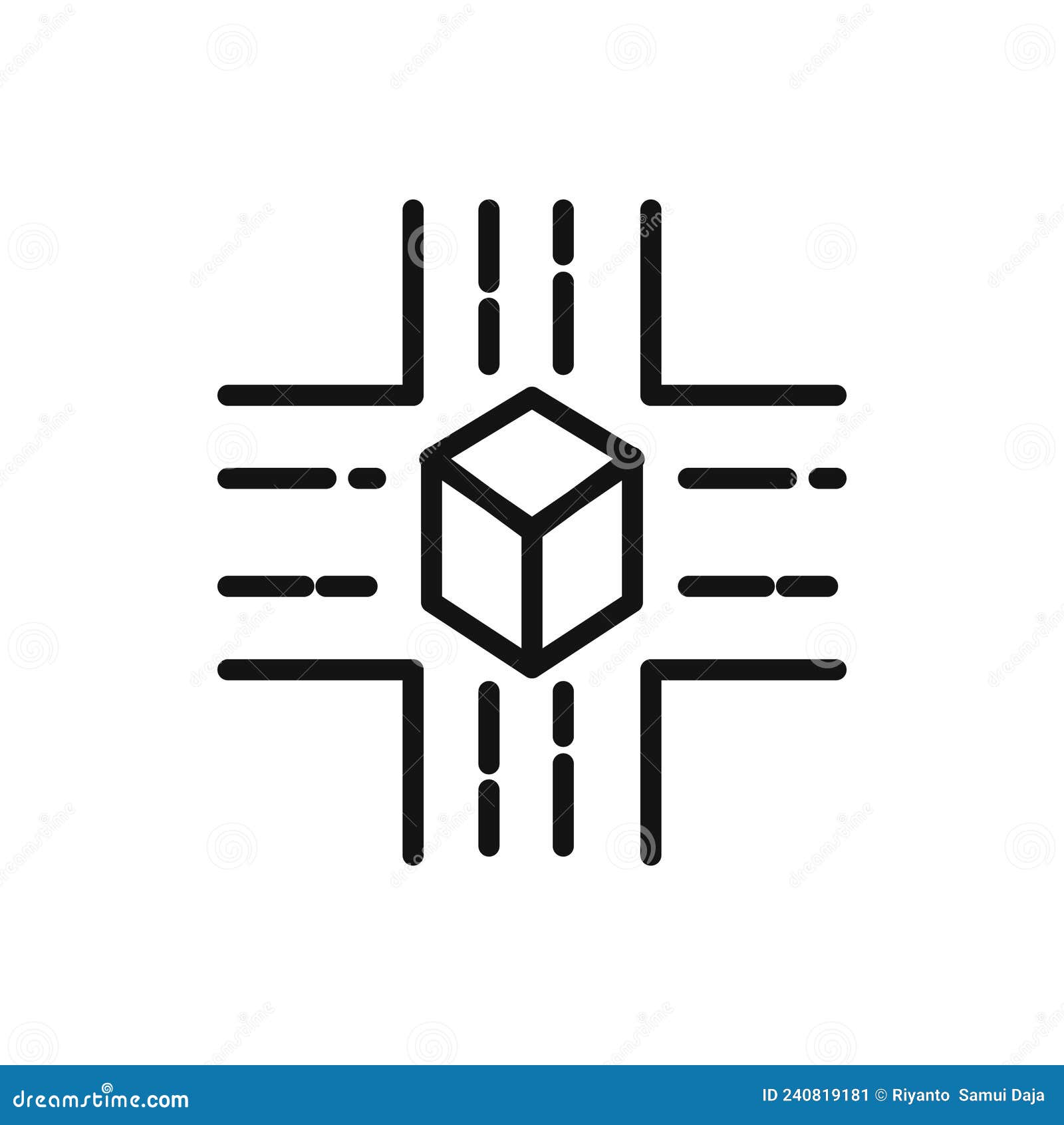 Infrastructure Icon Outline Style. Thin Line Creative Infrastructure ...