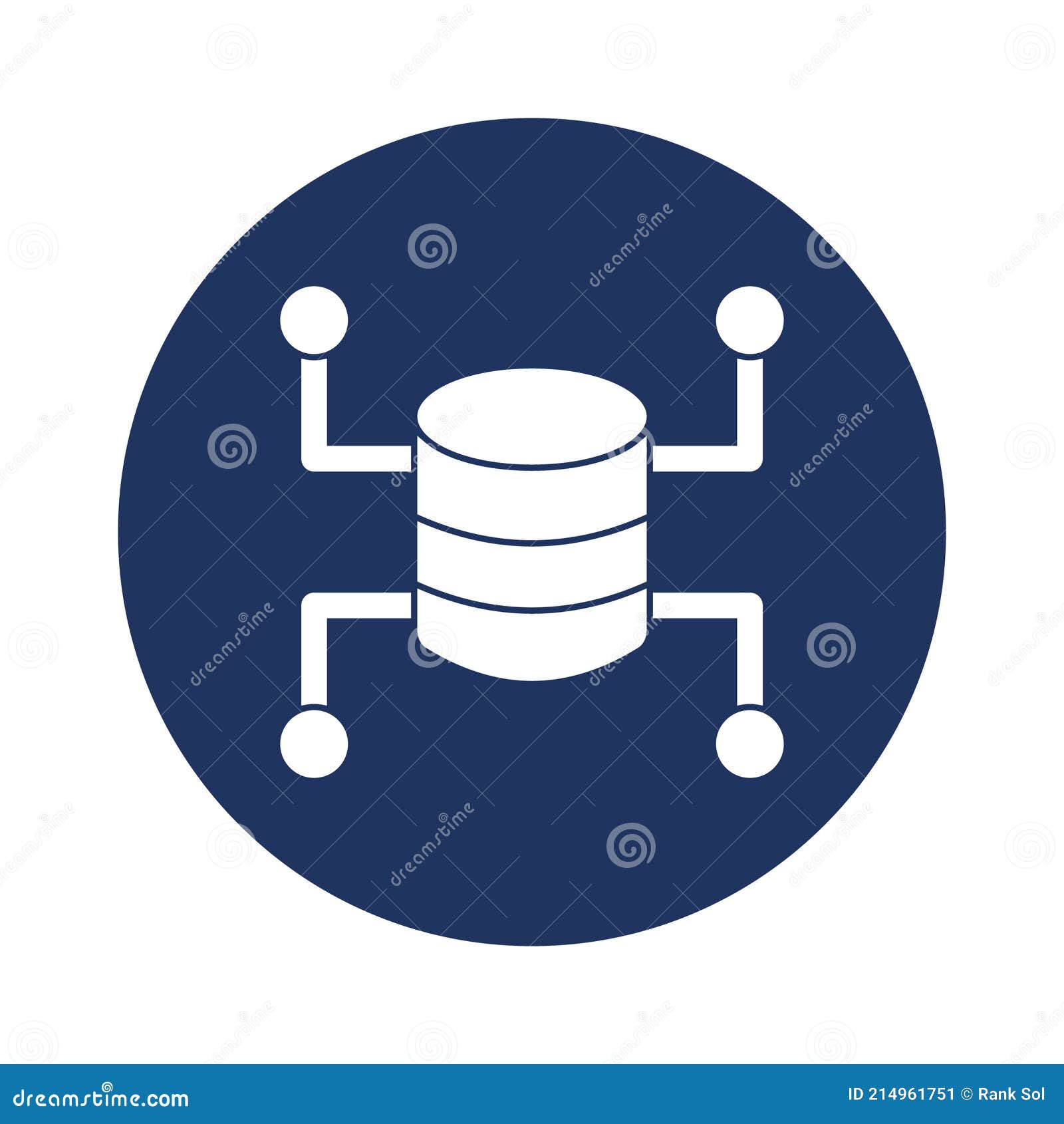 Data Infrastructure Vector Icon Which Can Easily Modify or Edit Stock ...