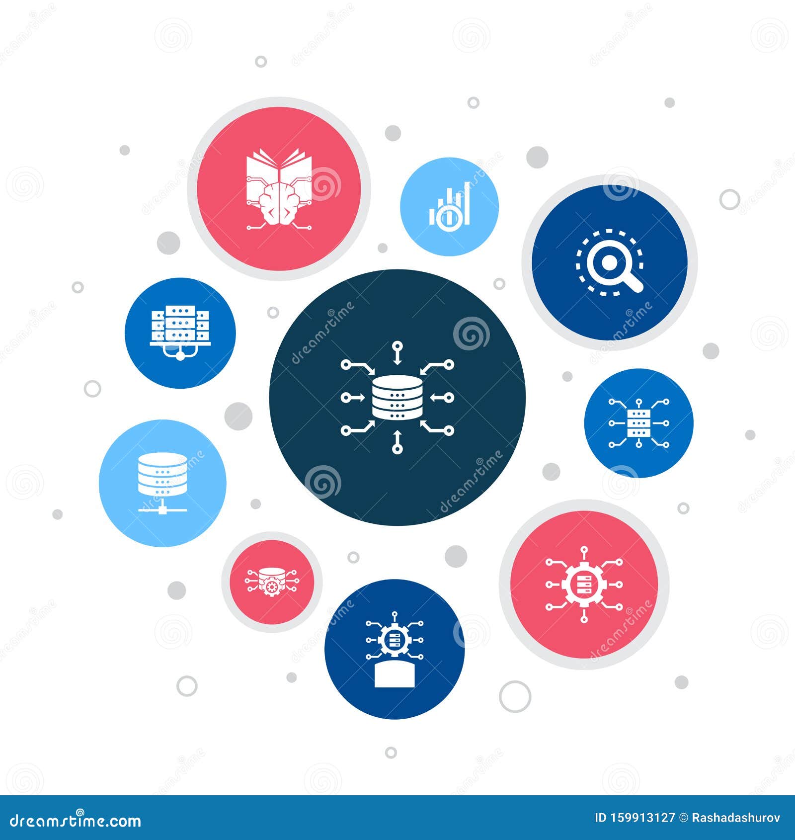 Data Integration Infographic 10 Steps Stock Vector - Illustration of ...
