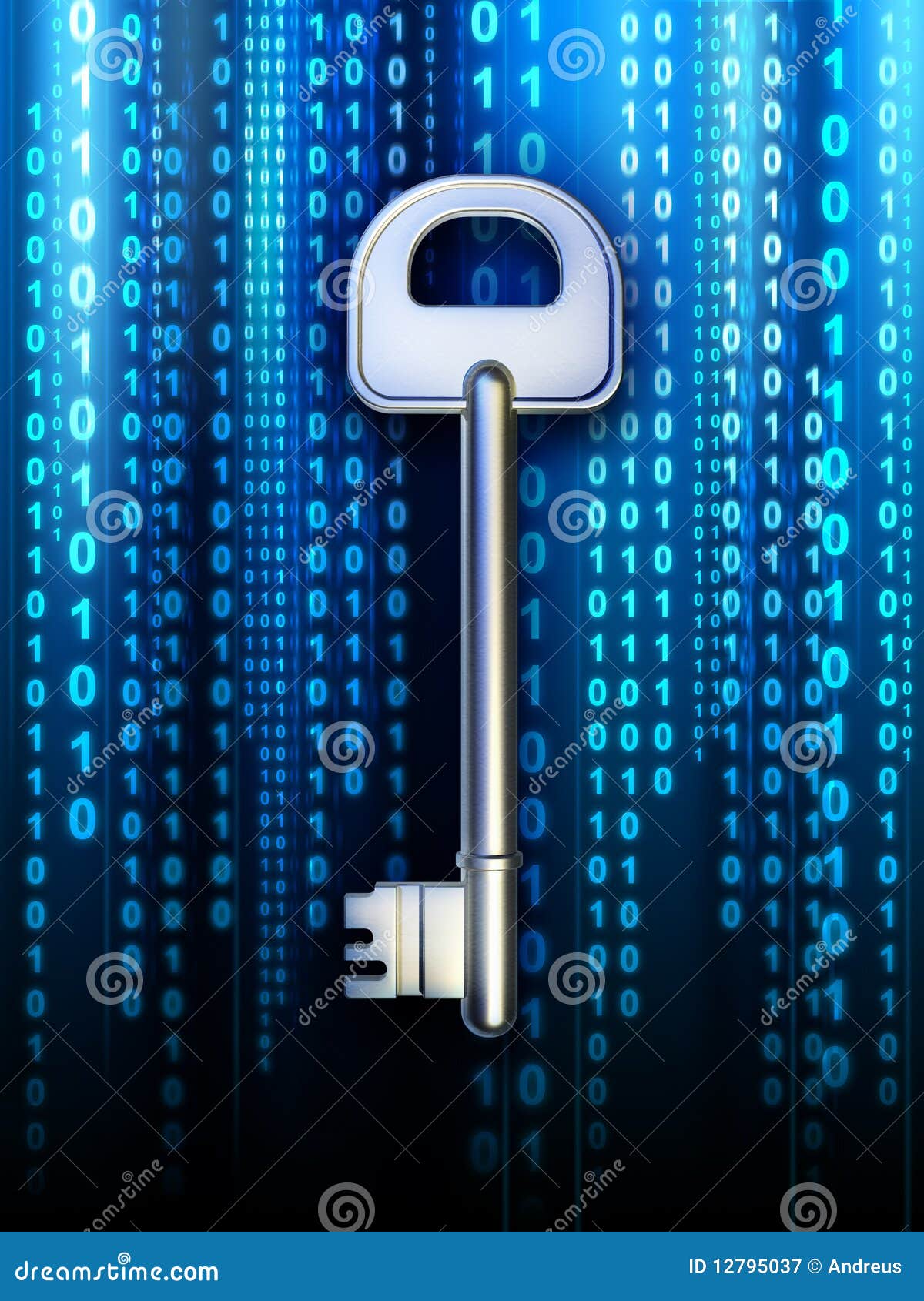 Data key stock illustration. Illustration of encrypted - 12795037