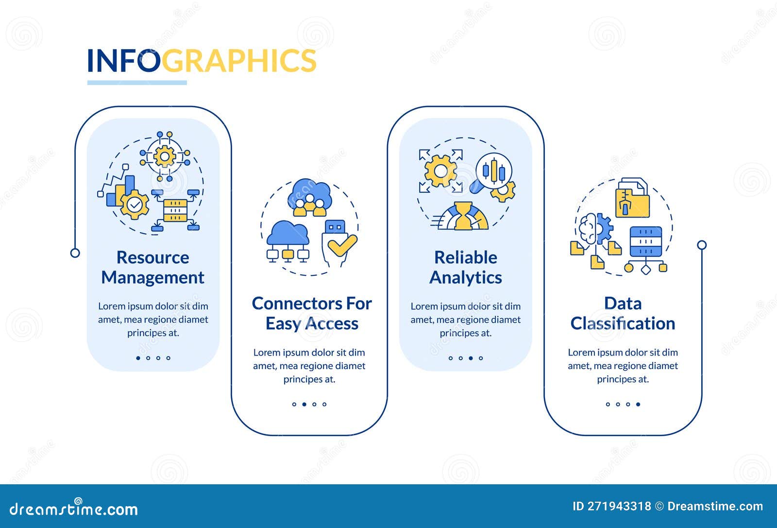 Data Lake Architecture Blue Rectangle Infographic Template Stock Vector - Illustration of ...