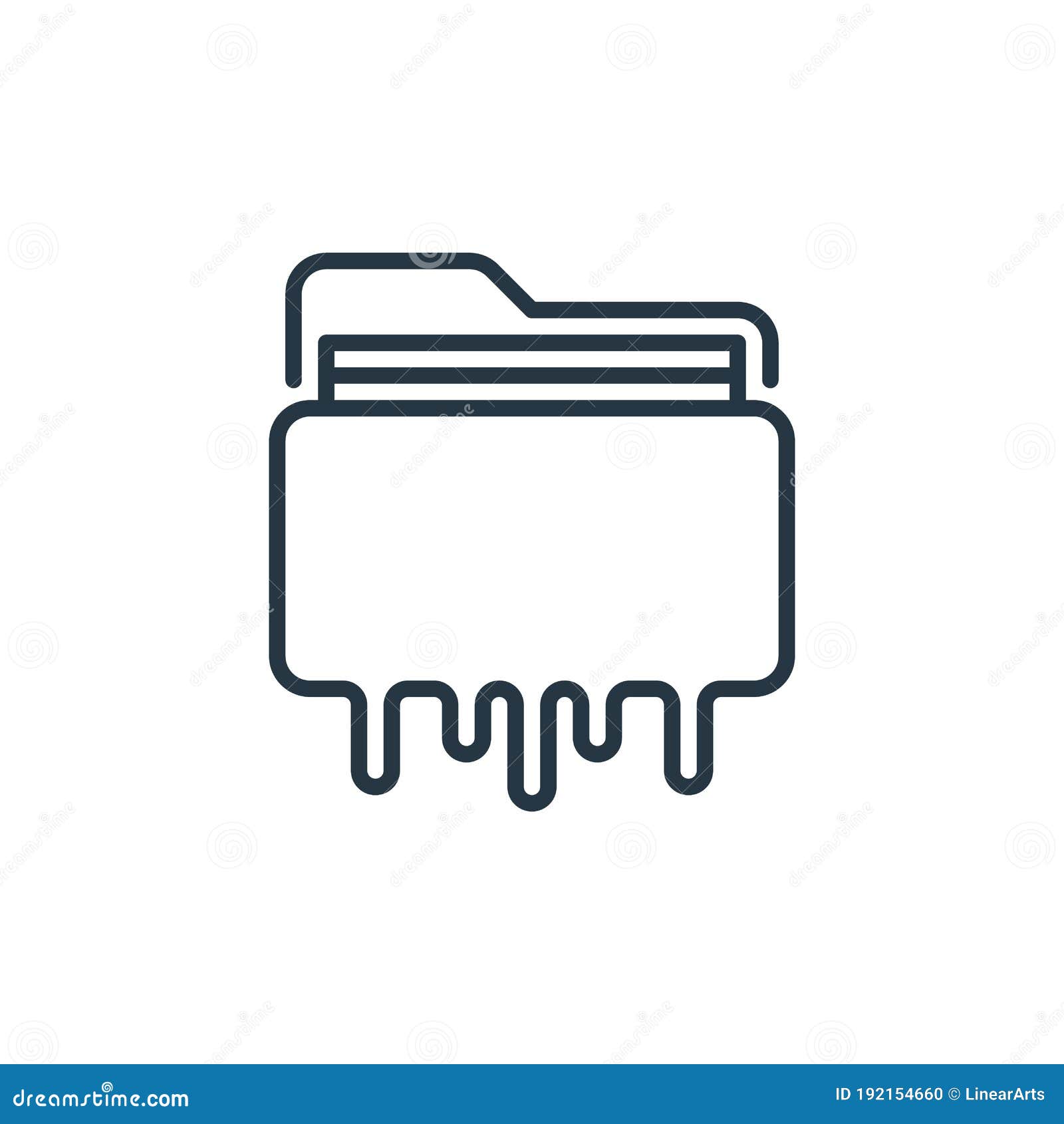 Data Leak Icon Vector from Cyber Security Concept. Thin Line ...