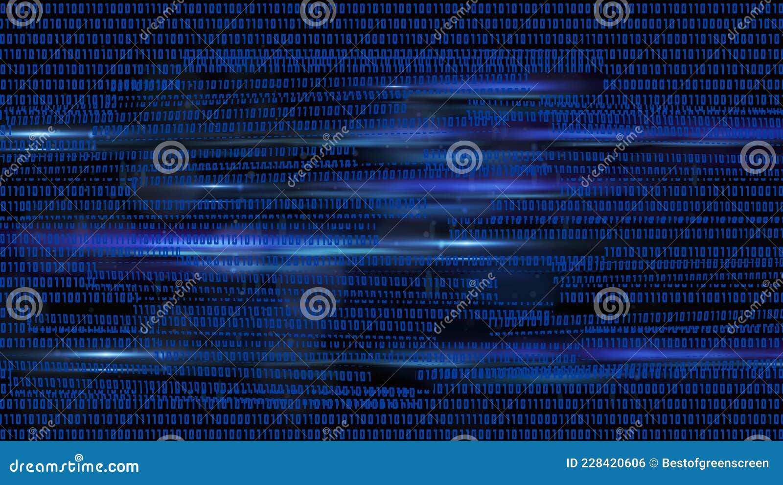 Data Leak Symbolic on Blue Destroyed Binary Code Background - Internet ...