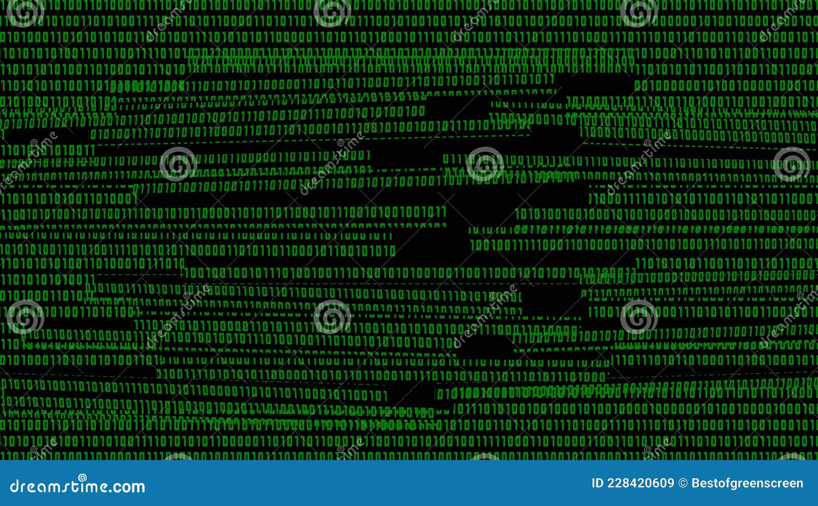 Data Leak Symbolic on Destroyed Green Binary Code Background - Internet ...