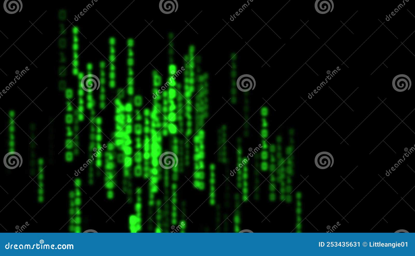 Data Lights Concept in Cyberspace Stock Video - Video of screen ...