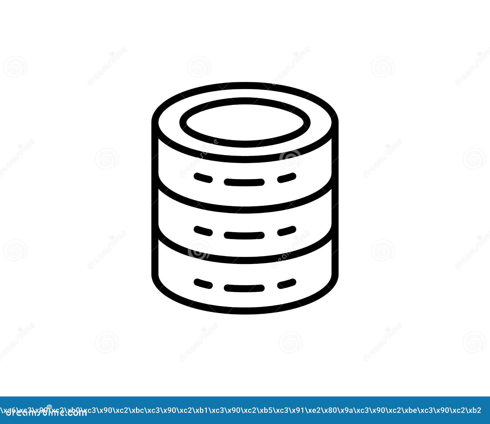 Data line icon stock vector. Illustration of hardware - 187829895