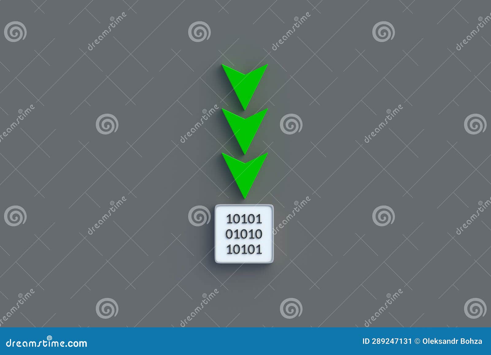 Data Loading Concept. Database Upgrade Stock Illustration ...