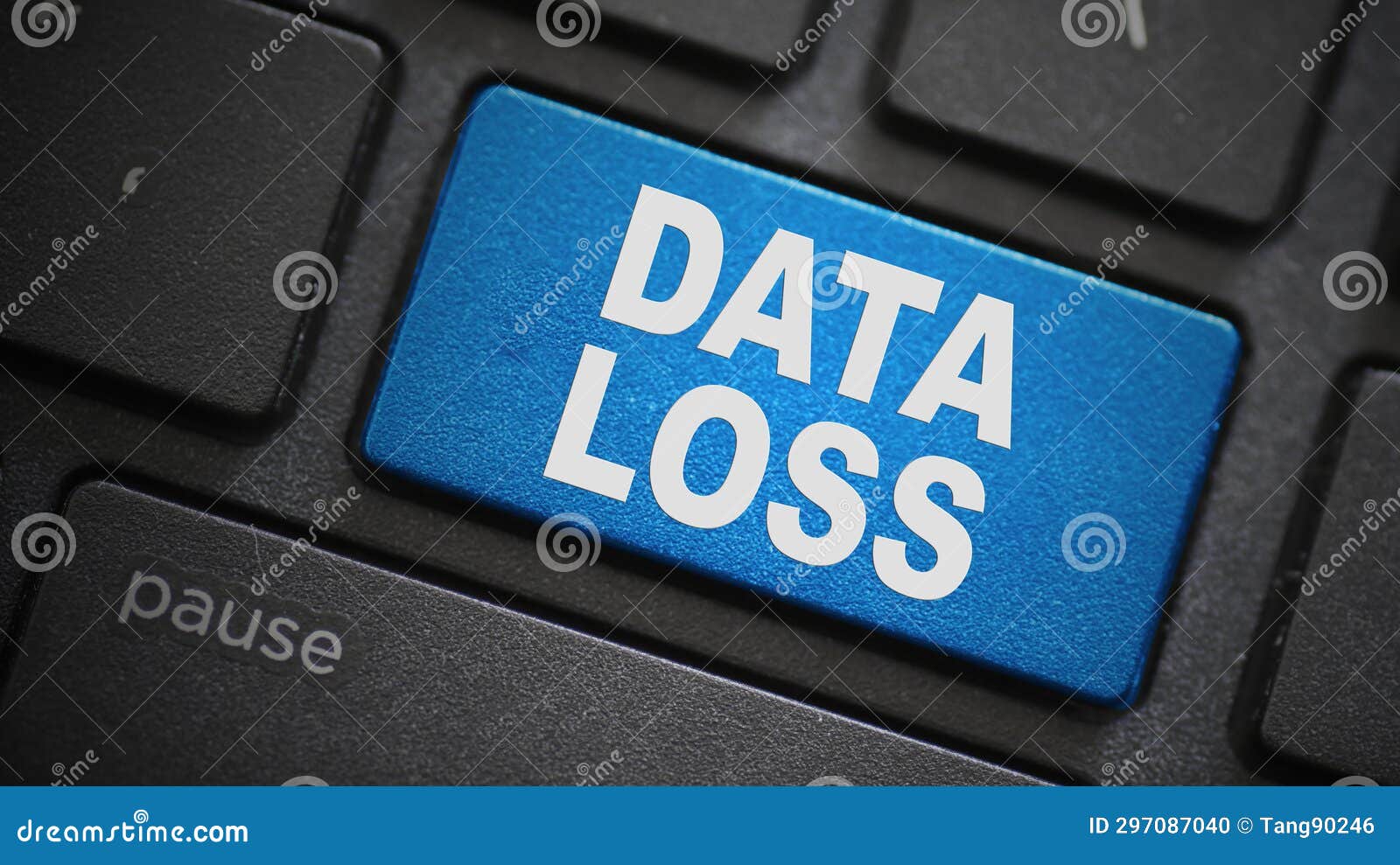 Data Loss Text Button on Keyboard Stock Photo - Image of concept ...