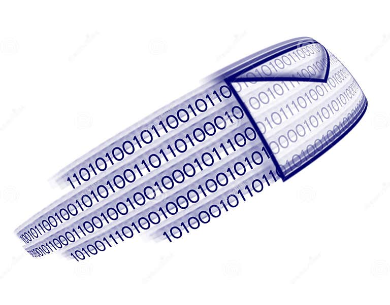 Data mail stock image. Image of binary, transmit, connected - 97415