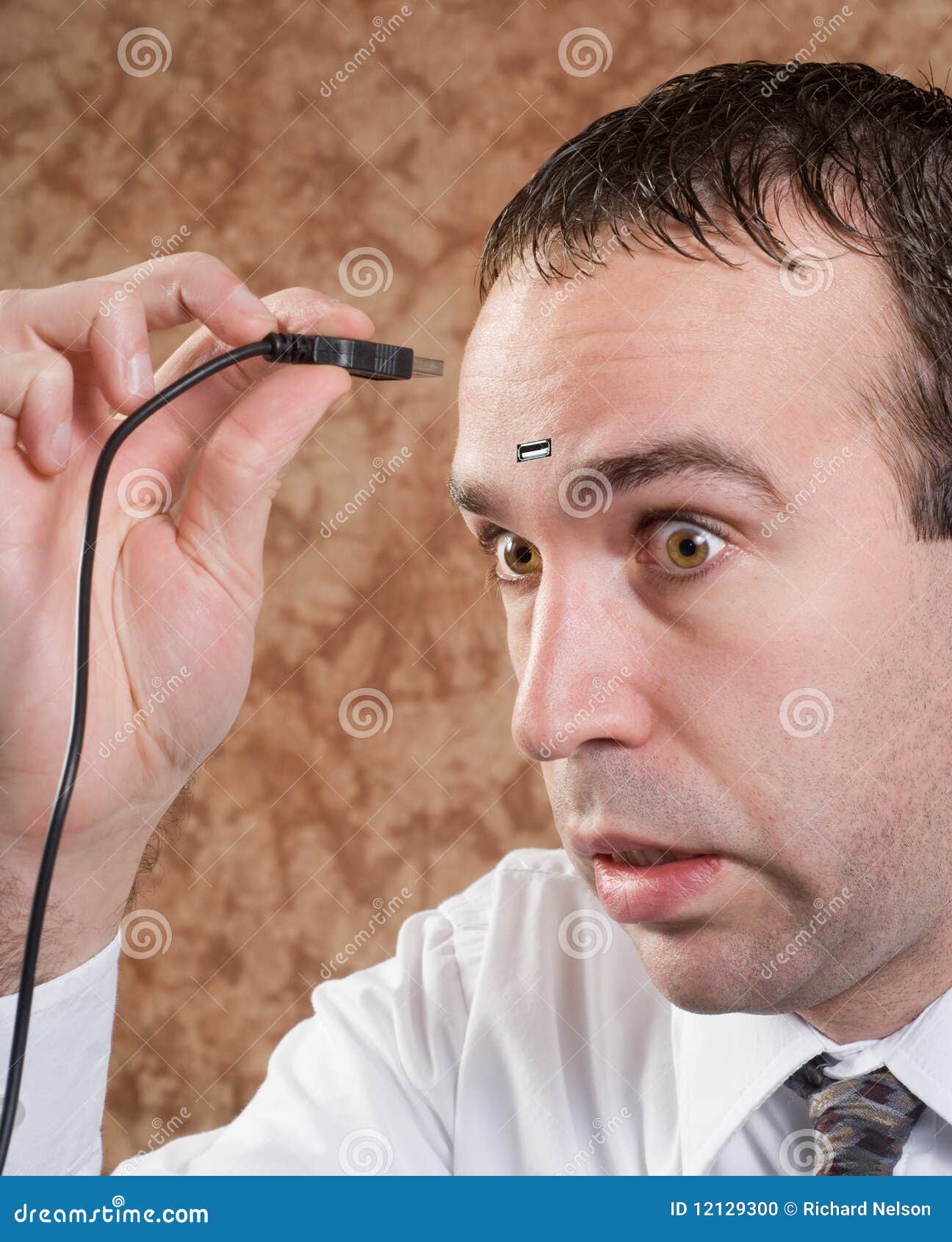 Data Man stock photo. Image of businessman, employee - 12129300