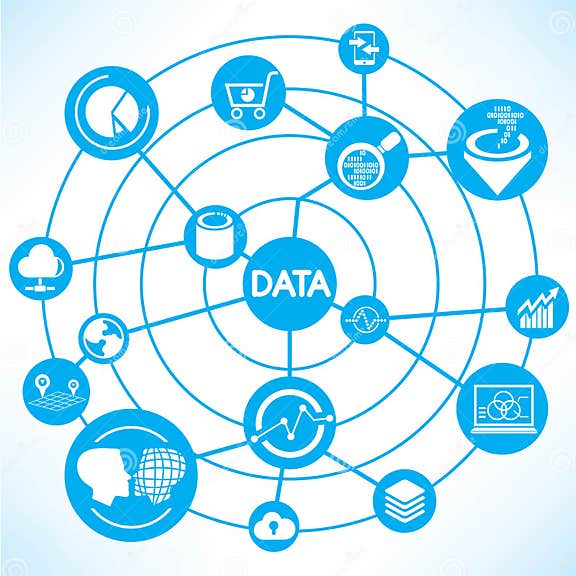 Data management stock illustration. Illustration of data - 50185368