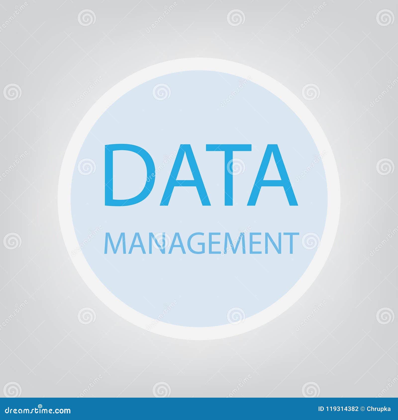 Data management concept stock vector. Illustration of server - 119314382