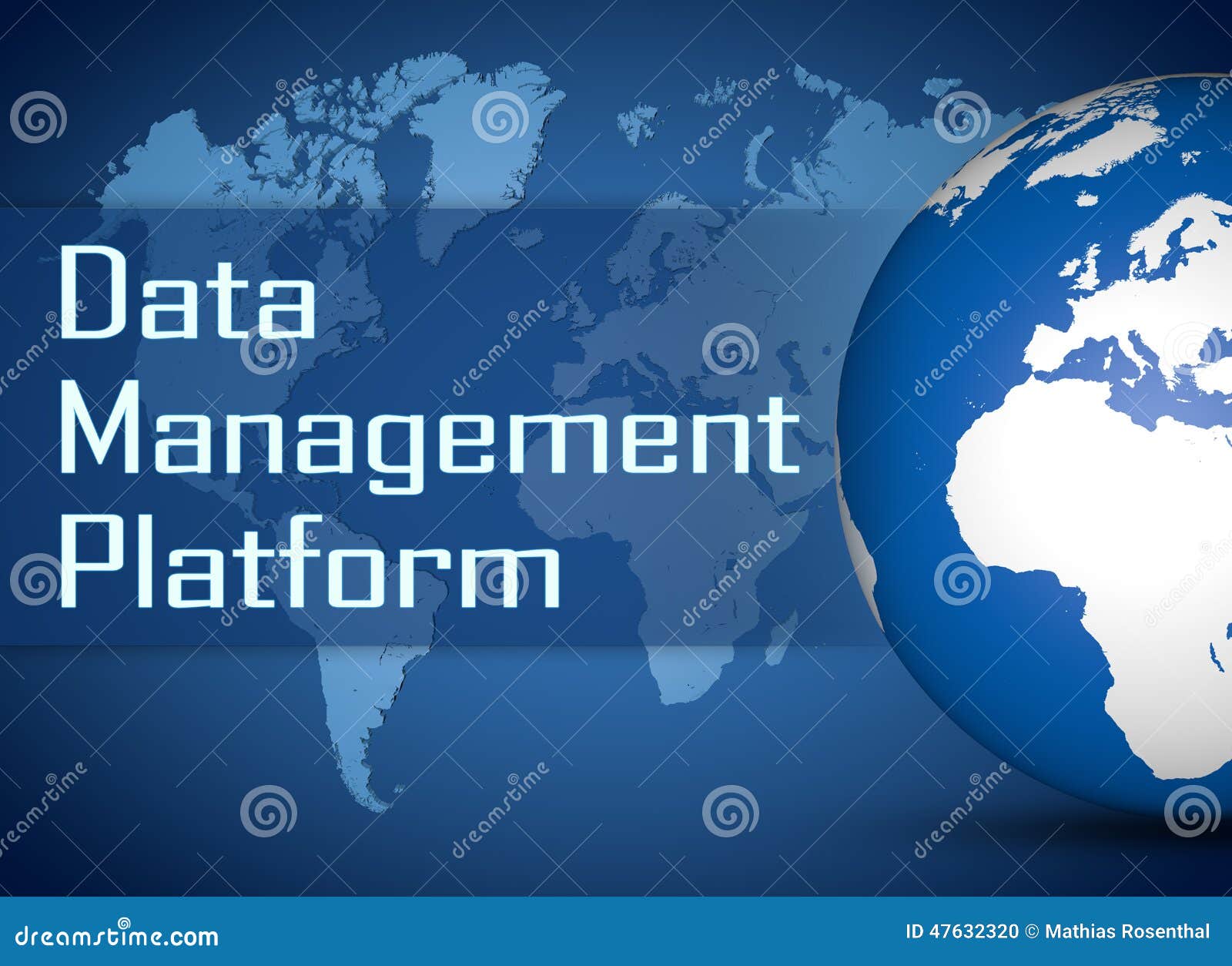 Data Management Platform stock illustration. Illustration of design ...