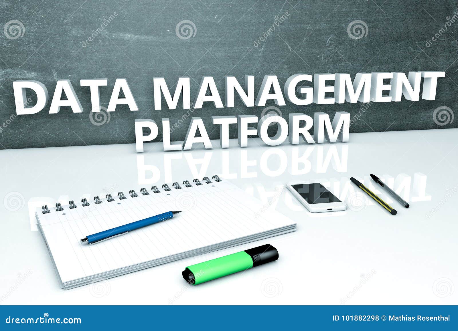 Data Management Platform stock illustration. Illustration of online ...